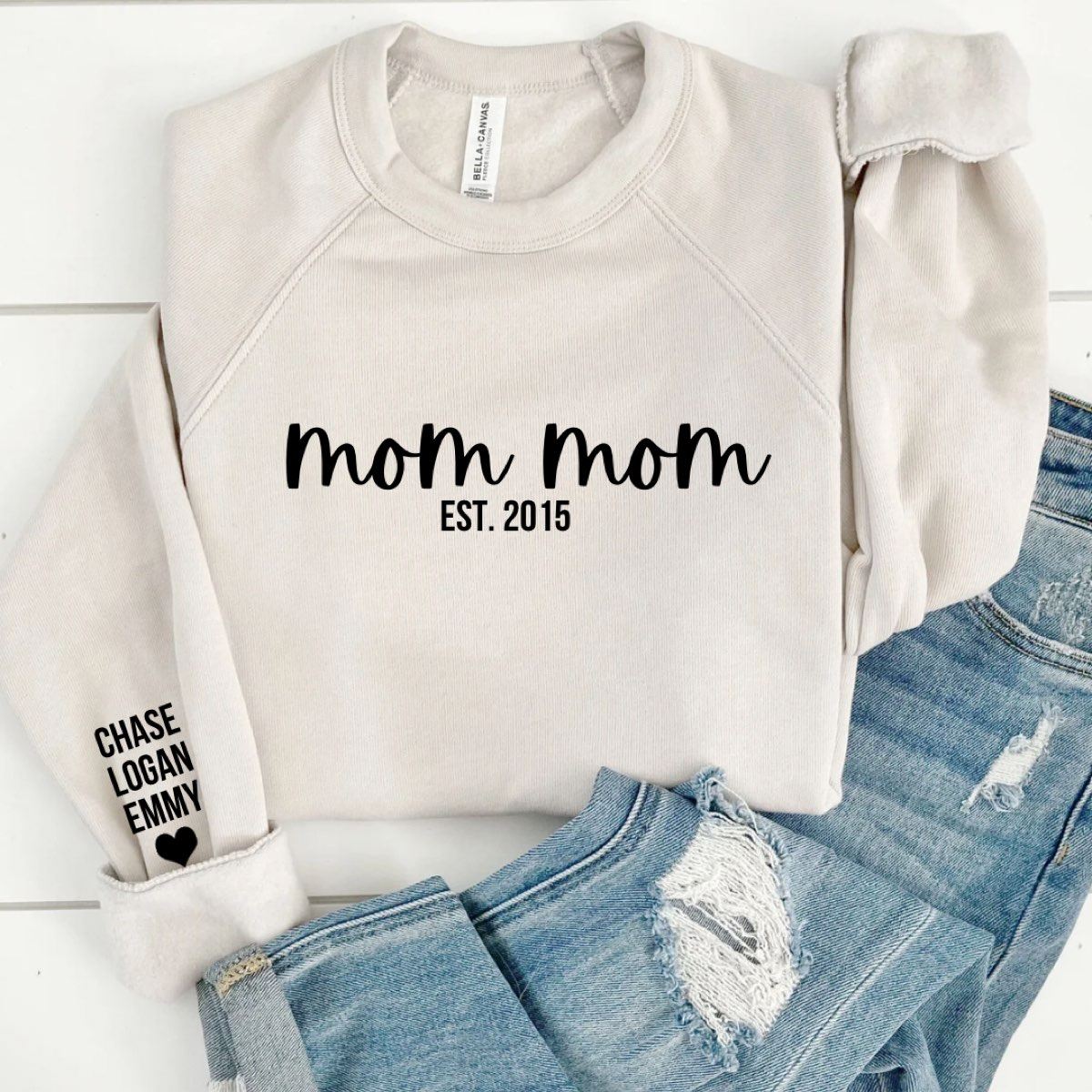 MOM MOM EST Sweatshirt – ShopGetTanked